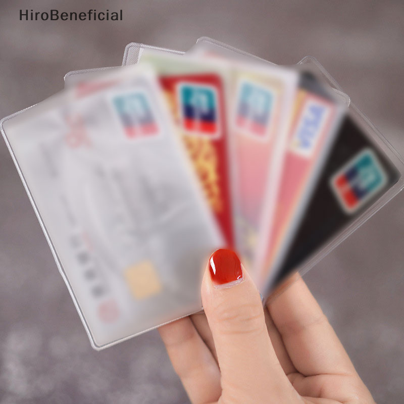 HiroBeneficial 10PCS PVC Clear Card Cover To Protect Credit Cards ...