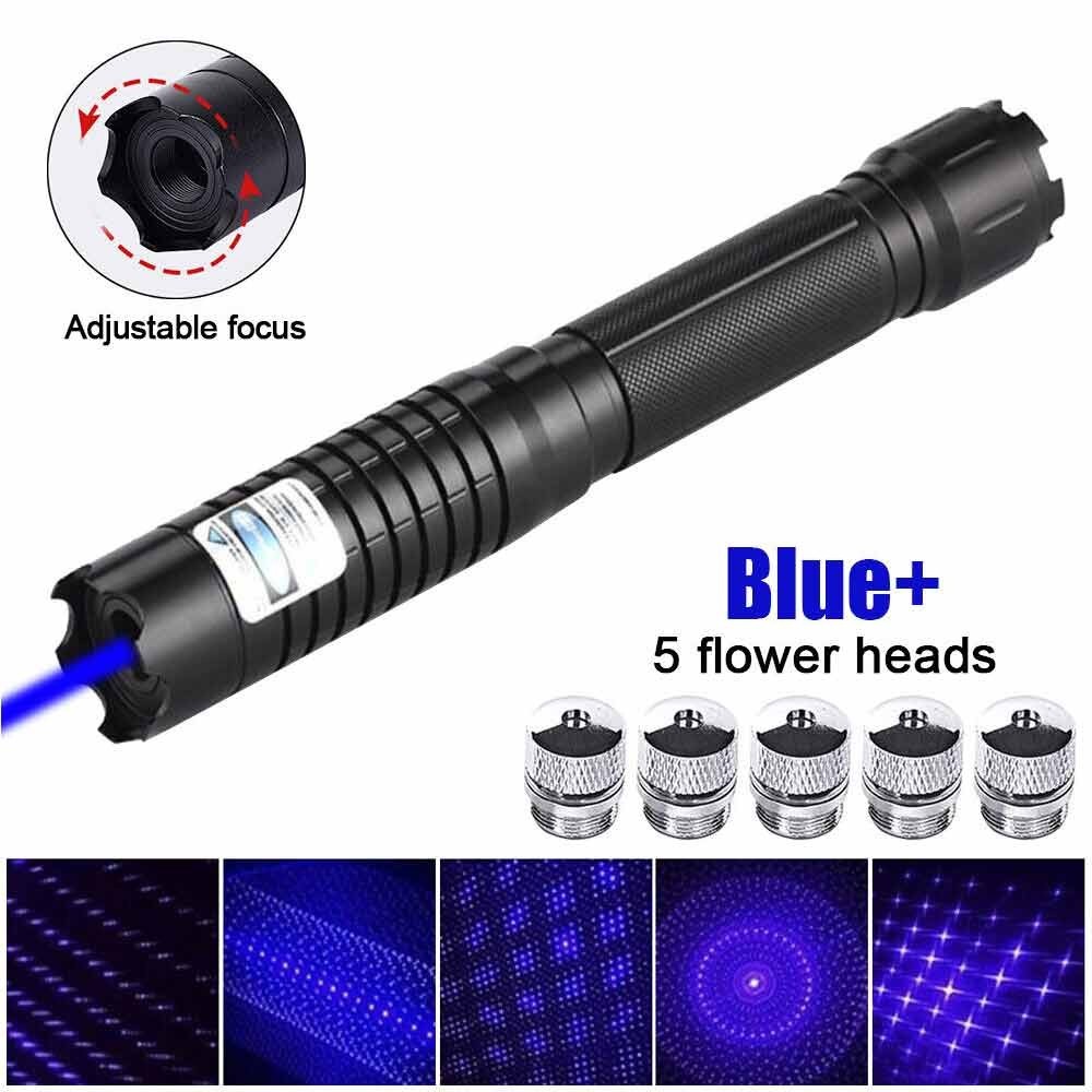 Outdoor Exploration Finger Star Pen Laser Flashlight Blue Visible Light ...
