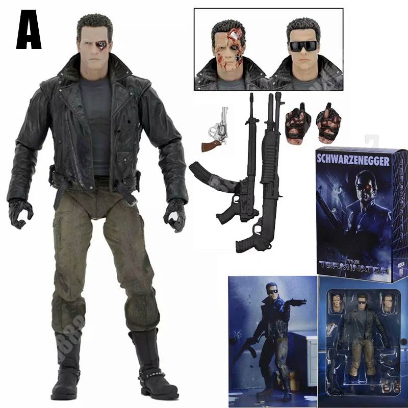 Judgment Day Terminator 2 Action Figure T-1000 NECA Schwarzenegger ...