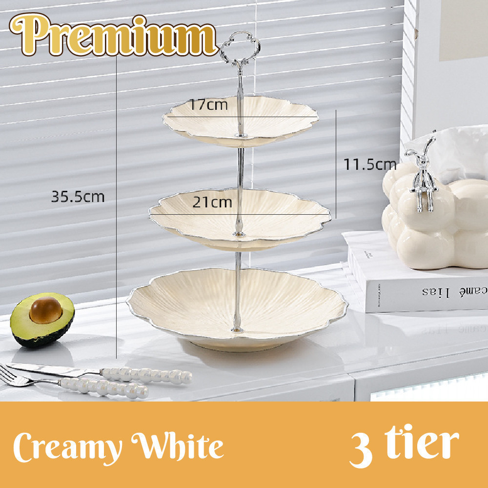 [3 Tier] Innohut High Tea Stand Dessert Tray Serving Platter Dulang ...