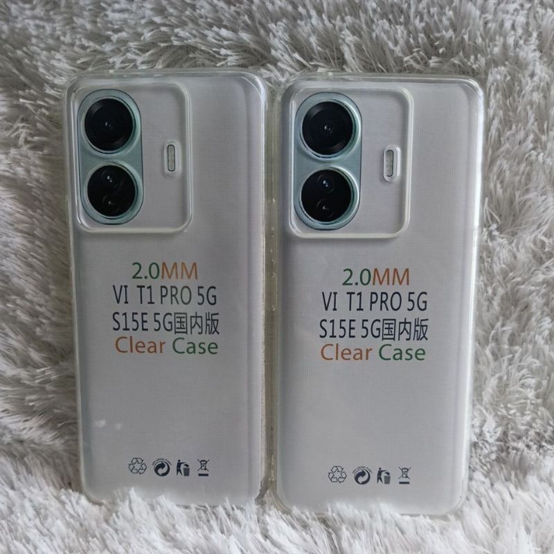 Softcase Casing VIVO T1 PRO 5G S15E 5G Transparent Clear Casing Back ...