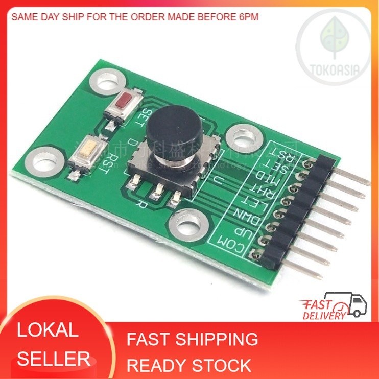 (Ready Stock) 5-Channel Five Direction Navigation Button Module 5D Rocker Joystick Independent ...