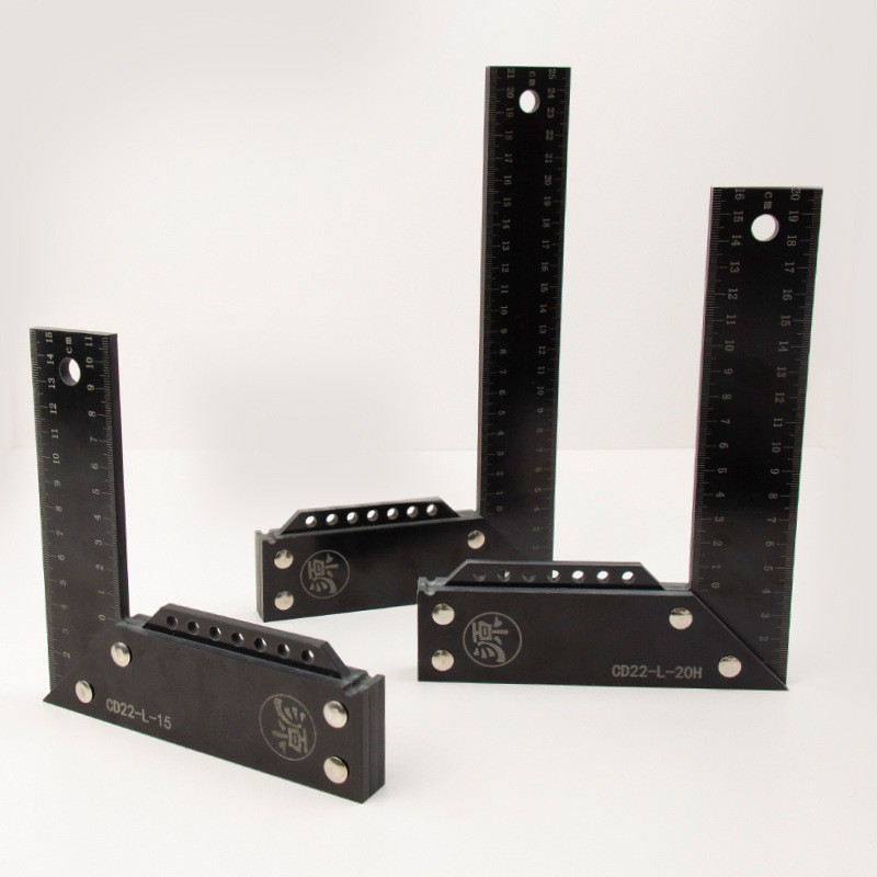 90 degree angle ruler bakelite L-shaped ruler double-sided ruler tool ...