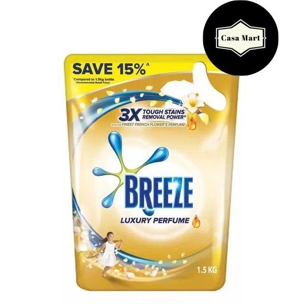 Breeze Liquid Detergent Luxury Perfume Refill 1.5kg | Shopee Malaysia