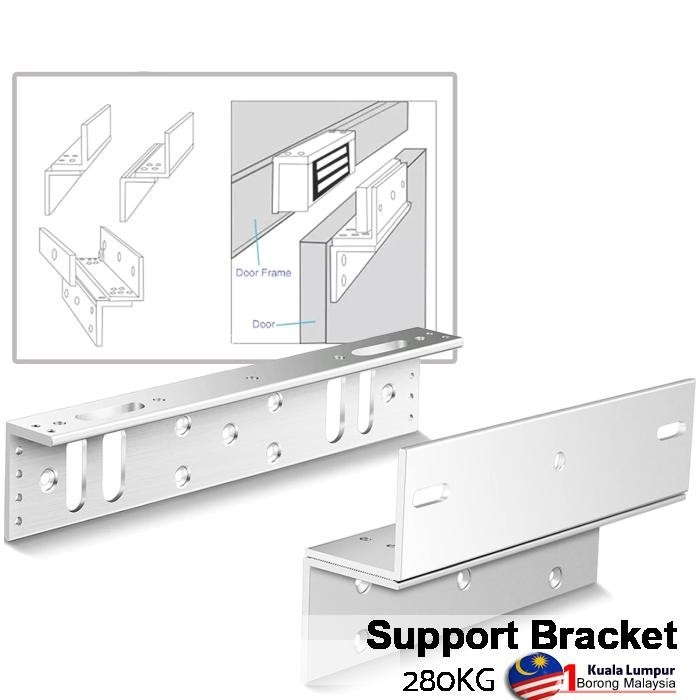 280KG Magnetic Lock Bracket for Door Access Control (Heavy Duty ...