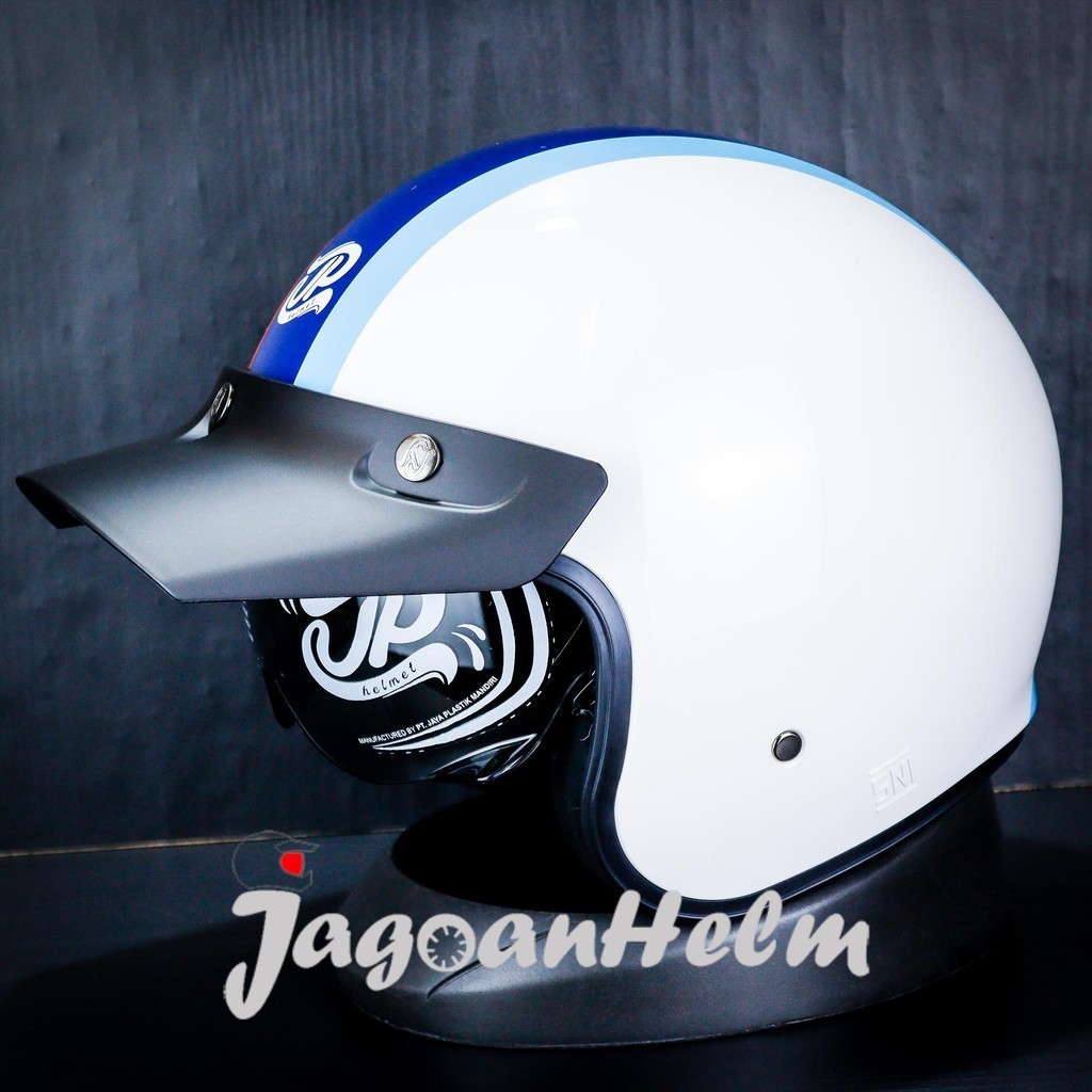 Jpx HELMET JP SIGNATURE SO 03 | Broken WHITE | Retro CLASSIC | Shopee ...