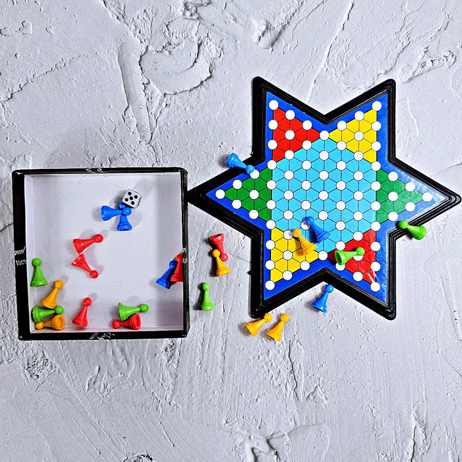 Board Game Plastic Chess Star Shape Toys Skills Learning Brain Training ...