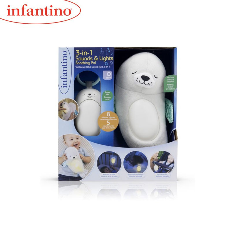 Infantino 3 In 1 Sounds & Lights Soothing Pal | Shopee Malaysia