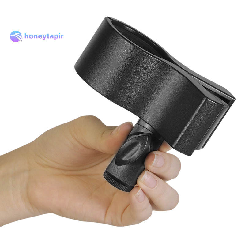 honeytapir 1Pc Universal Large Microphone Handhold Clip Clamp Holder ...