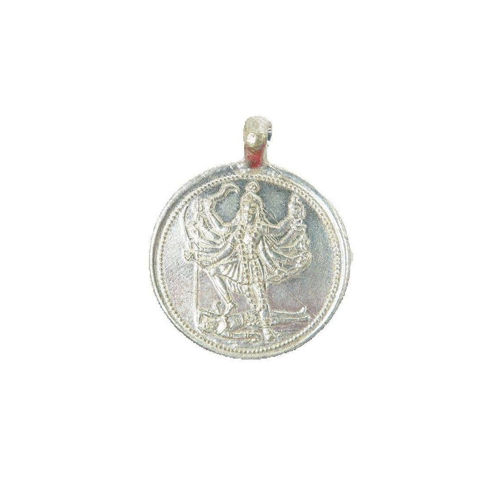 Energized God Kali Copper Silver Polished Locket Yantra ( 1 Inch ...
