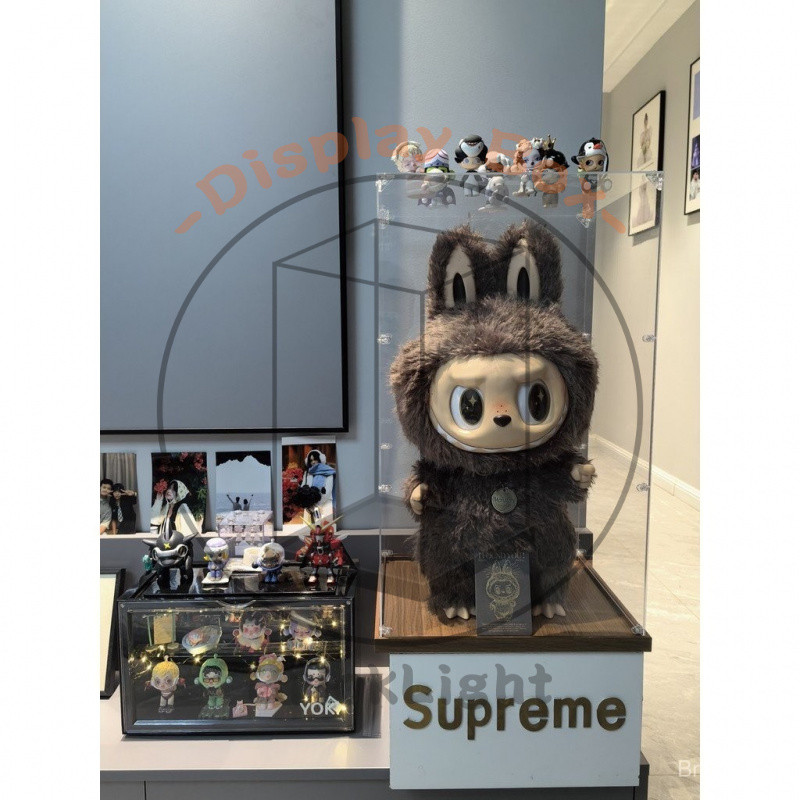 Labubu Angel Display Box Zimomo Size 35 * 35 Height 60cm Model Cover ...