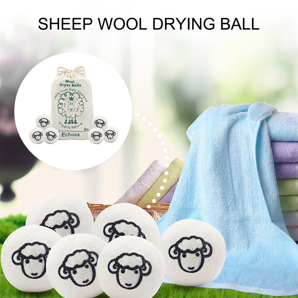 LM Wool drying ball Pure organic natural New Zealand wool reusable ...