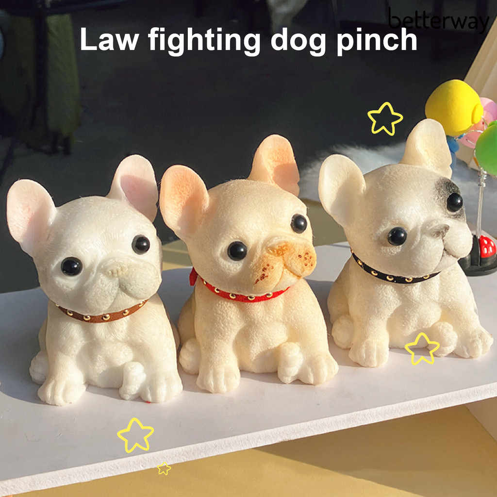 Betterway Simulation Dog Squeeze Toy Anxiety Stress Relief Puppy Pinch ...