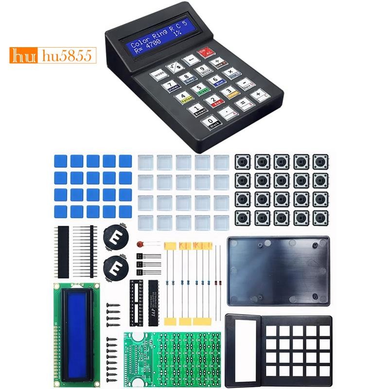 7-Bit LCD1602 Display Desktop Calculator Soldering Project Kit DIY ...