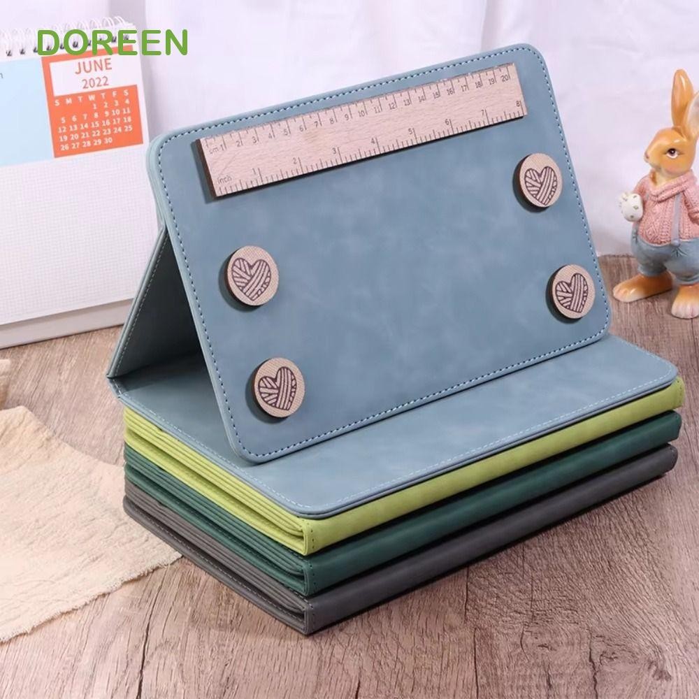 DOREEN Knitting Pattern Holder Set, Foldable Magnetic Ruler Knitting ...