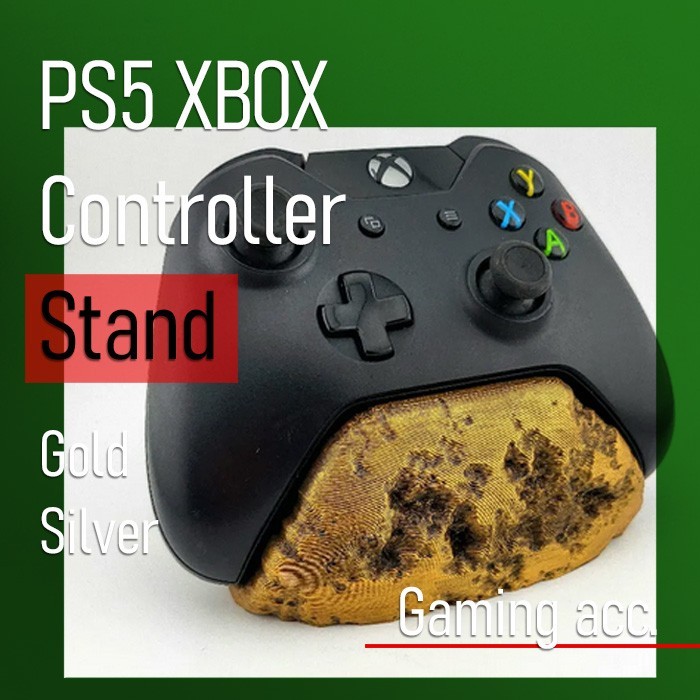 Ps5 XBOX Controller Stand GOLD SILVER Desktop Nugget Dualsense ...