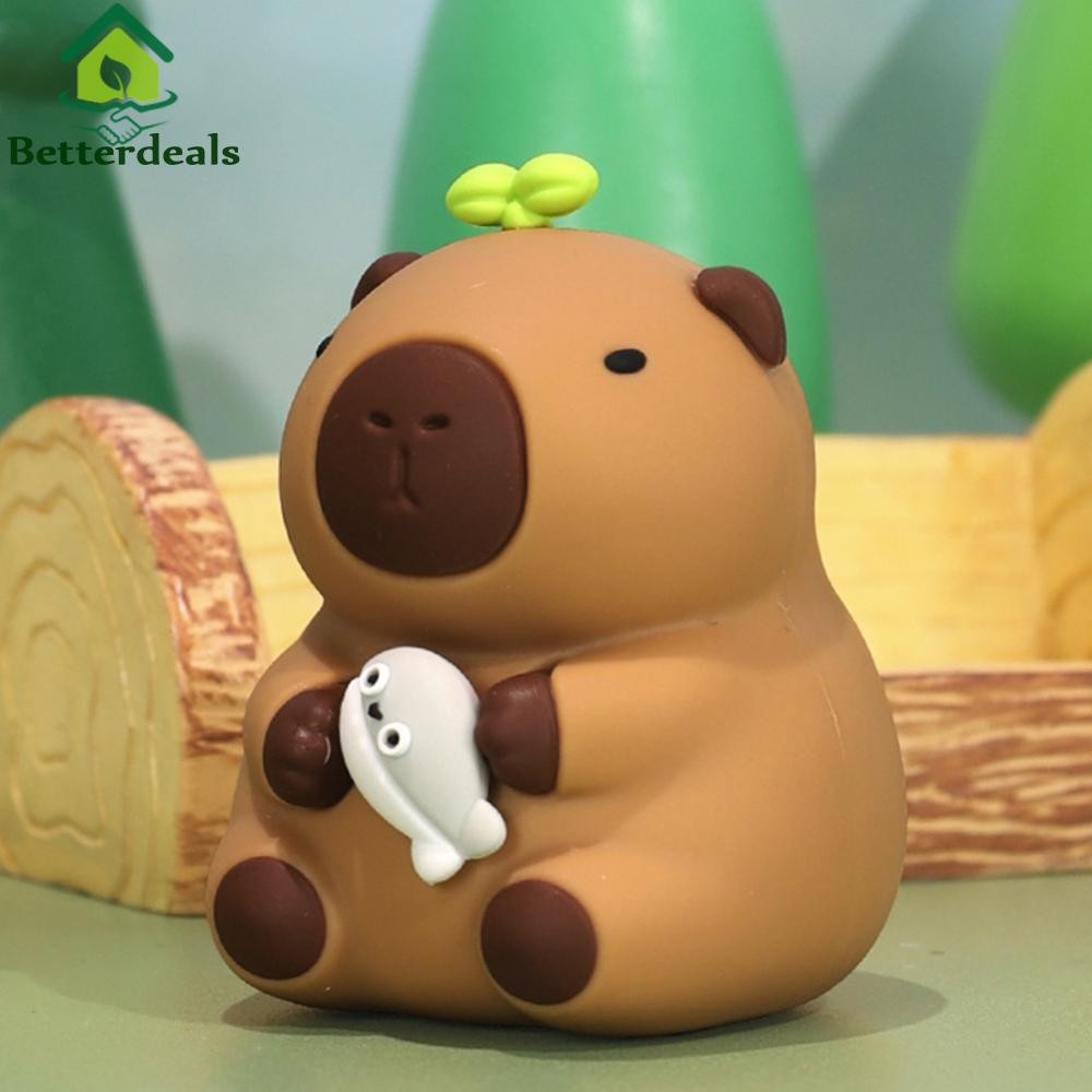 Cute Capybara Statue Capybara Desktop Decoration Relieves Stress for ...