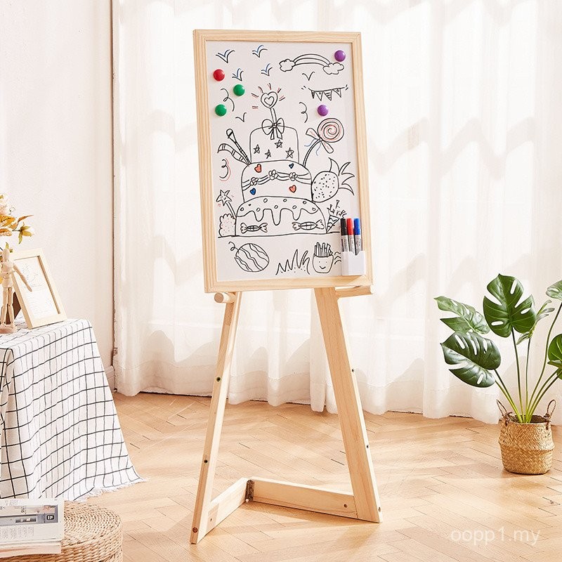 Drawing Board Drawing Exhibition Easel Solid Wood Bracket Nordic Ins ...