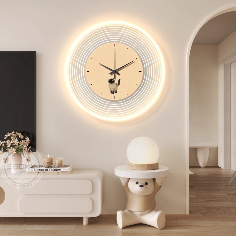 Modern Simple Wall Clock For Living Room Dining Room Wall Clock Silent ...