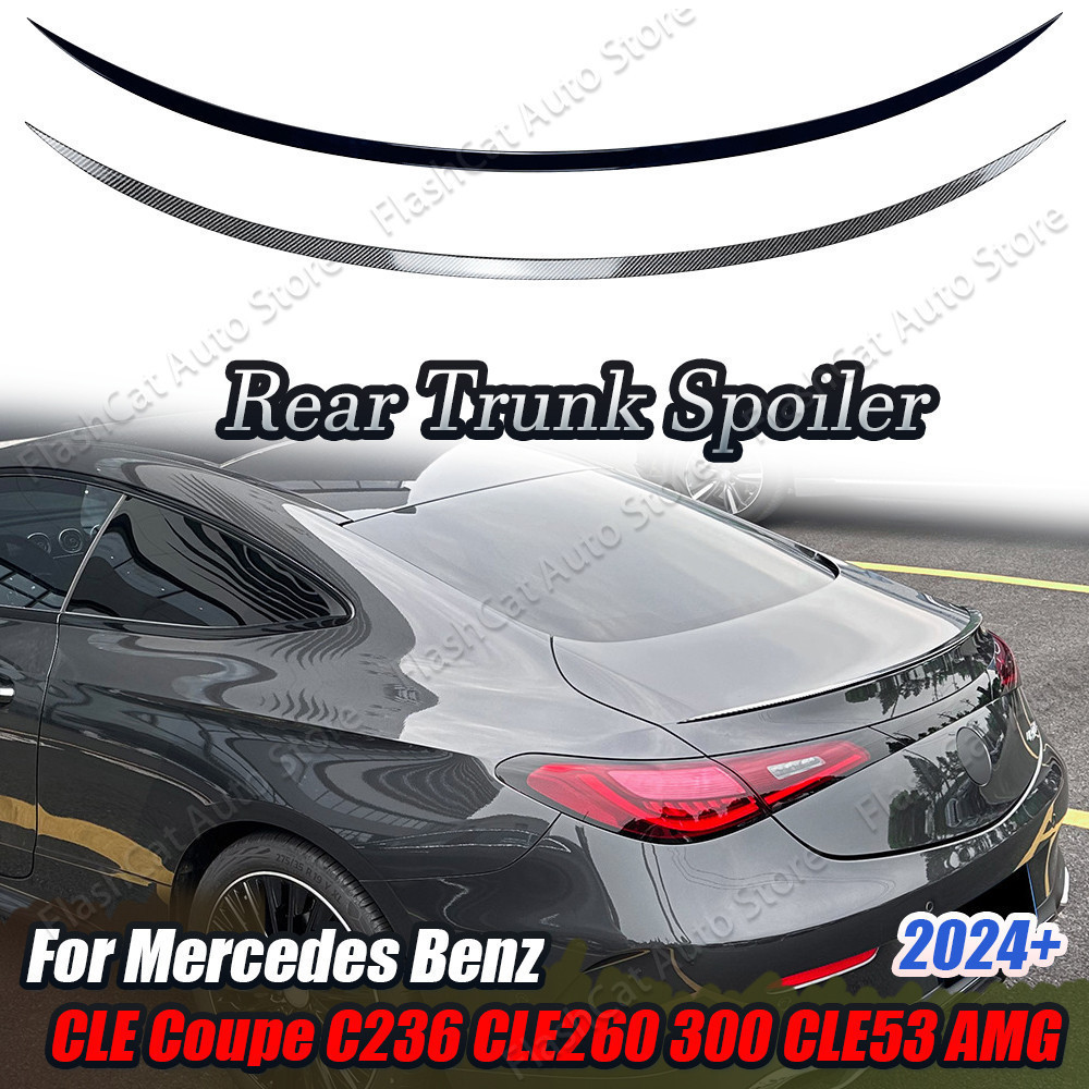 Roof Tail Wing Body Kit P Style C236 Car Rear Trunk Spoiler Trim For ...