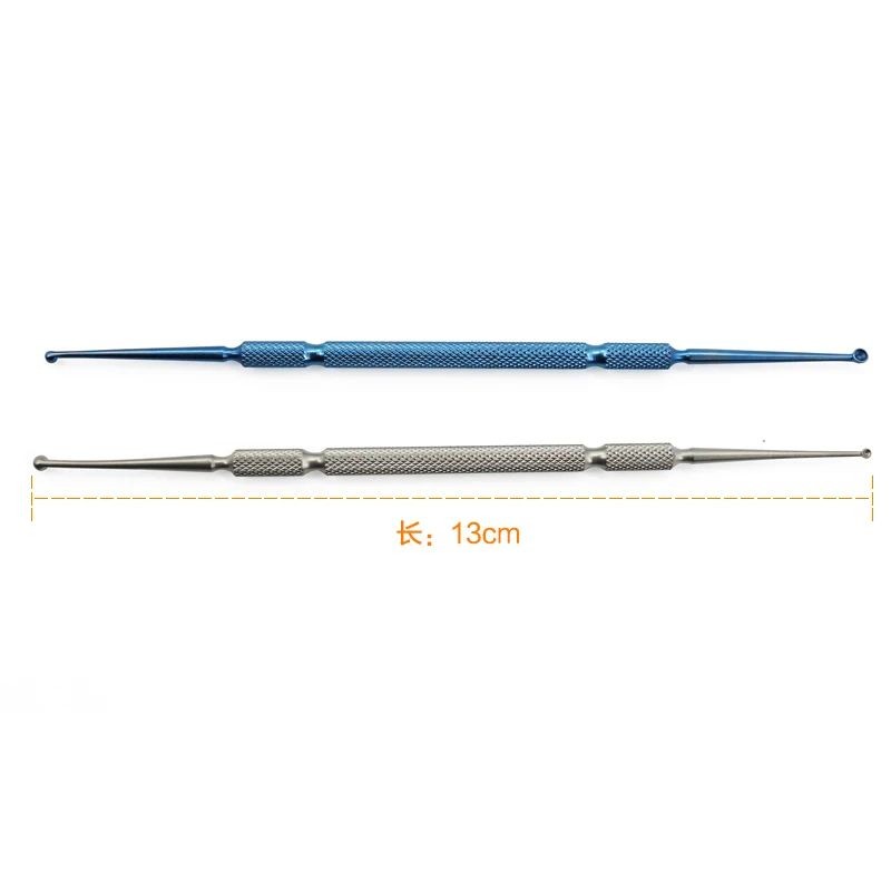 Titanium Double-ended Chalazion Curette Micro ophthalmic eye surgical ...