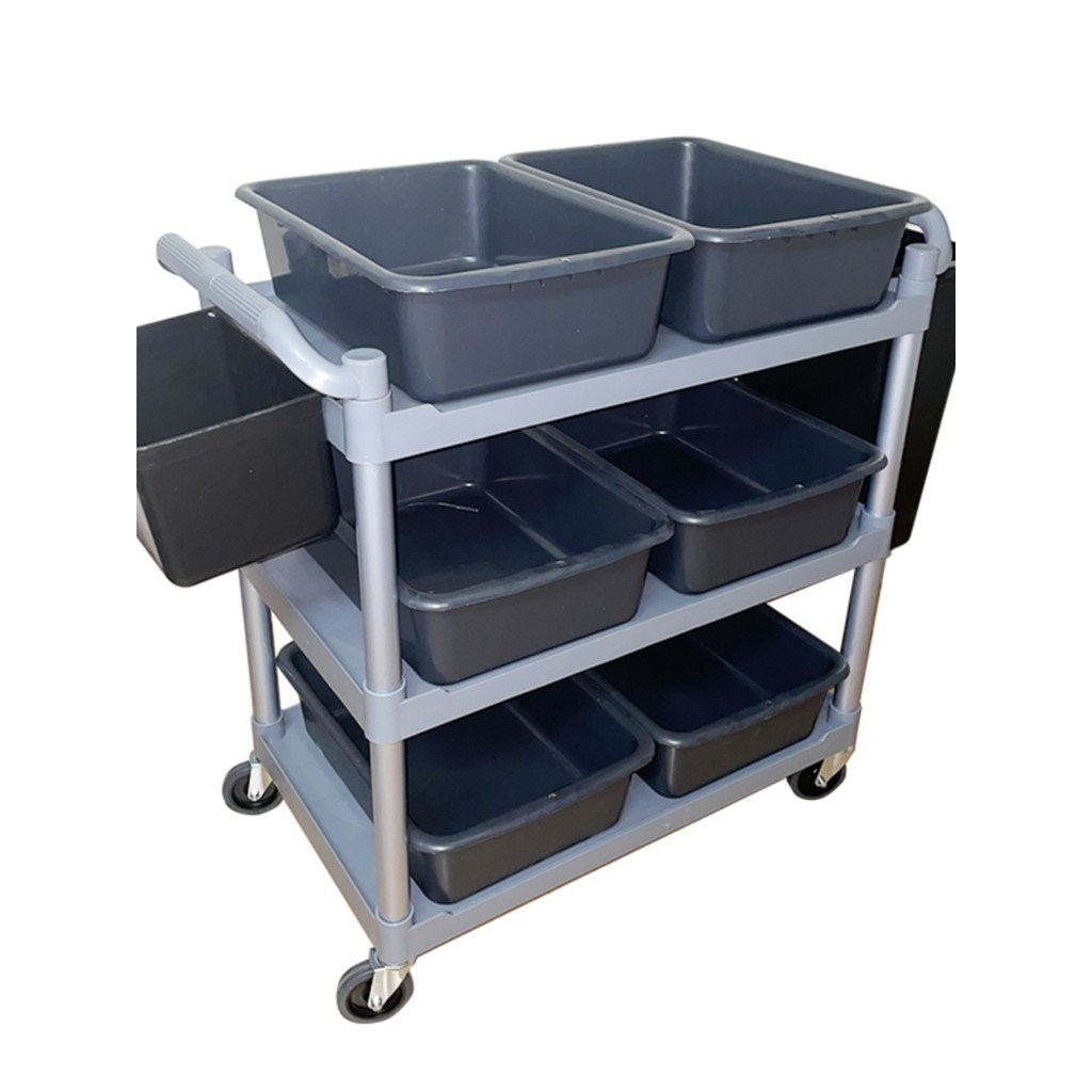 Trolley Mobile Hotel Commercial Restaurant Retractable Bowl Three-Tier ...