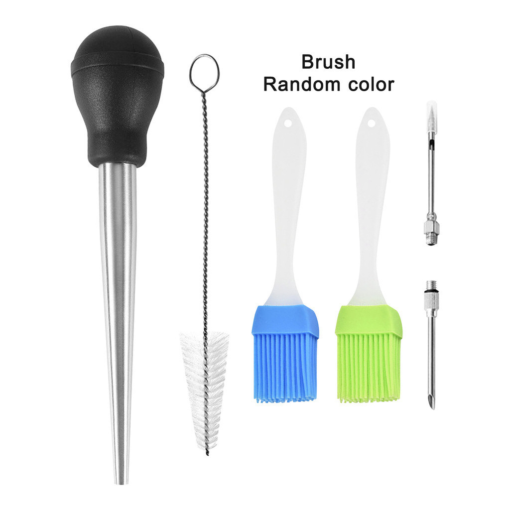 With Brush Safety BBQ Kitchen Steak Meat Ergonomic Butter Beef For ...