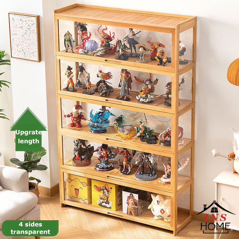 Figure Display Cabinet L100/110cm Acrylic Handmade Display Rack Multi ...