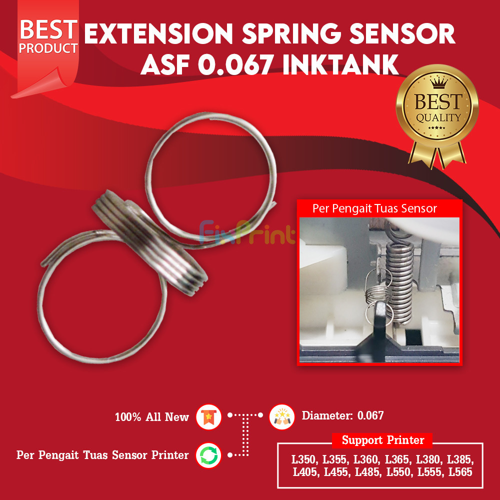Sensor Lever Spring 0.067 Extension Spring Printer Epson L110 L120 L121 ...