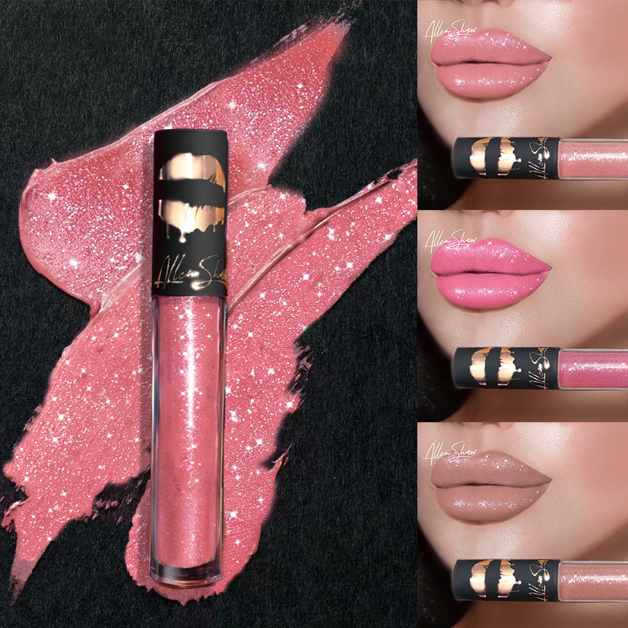 Lipstick Flash Lip Mud Glitter Mist Top matte texture lip glaze ...