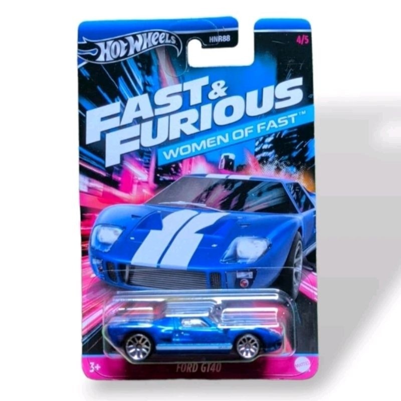 Hot Wheels Ford GT40 Blue FnF Women Of Fast FREE PROTECTOR | Shopee ...