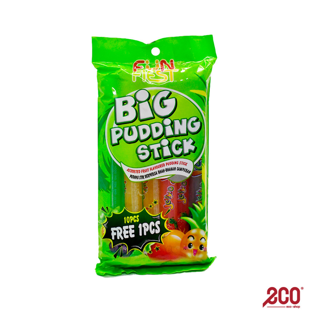 Rico Fun Fiest Assorted Fruit Flavoured Big Pudding Stick 35G x 11pcs - AA-L001-T02-04 | Shopee ...