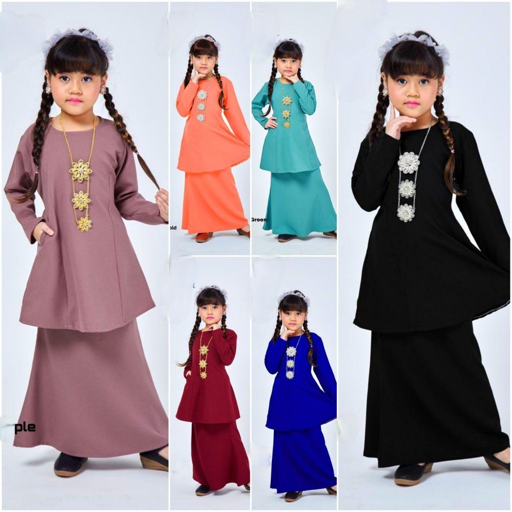 BAJU KURUNG RIAU KIDS KURUNG BUDAK BB TEAL BLUE NAVY BLUE BABY BABY ...