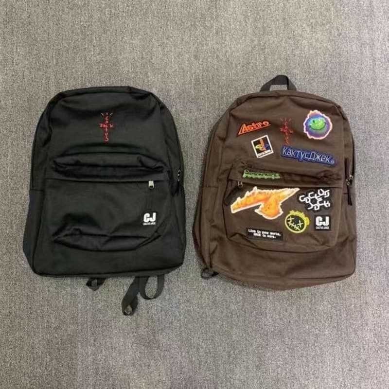 Travis Scott Cactus Jack Backpack Rap Book Bag Backpack Casual Bag ...