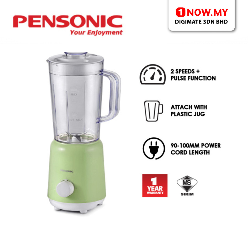 PENSONIC 1L Blender With Mill Attachment PB-3302 | Safety Lock 2 Speeds Mesin Buat Jus 搅拌机 ...