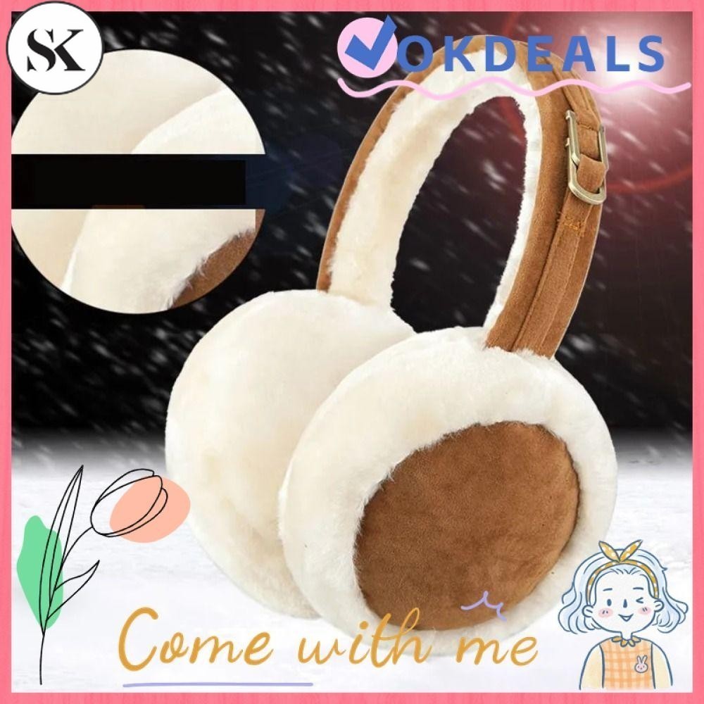 SK Plush Ear Muffs, Foldable Warmer Winter Ear Cover, Fashion Ear-Muffs ...