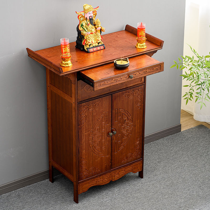 Household Worship Table Buddhist Table Buddhist Niche God of Wealth ...