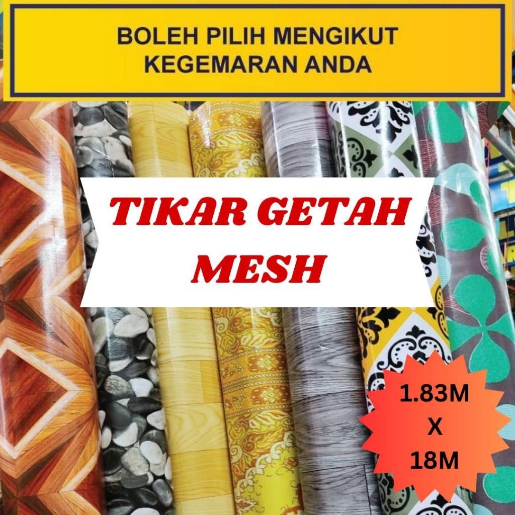 Tikar Getah Mesh 1 roll - 18m x1.83m (6 kaki x 60kaki) | Shopee Malaysia
