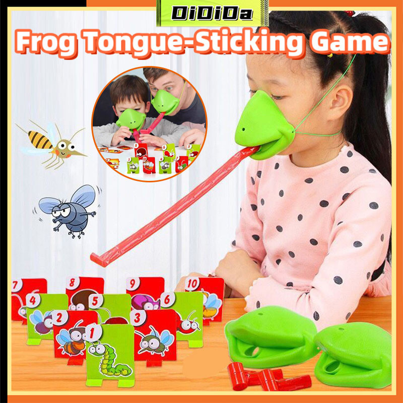 Frog Tongue-Sticking Catch Take Card Game Joint Take Card-Eat Pest ...