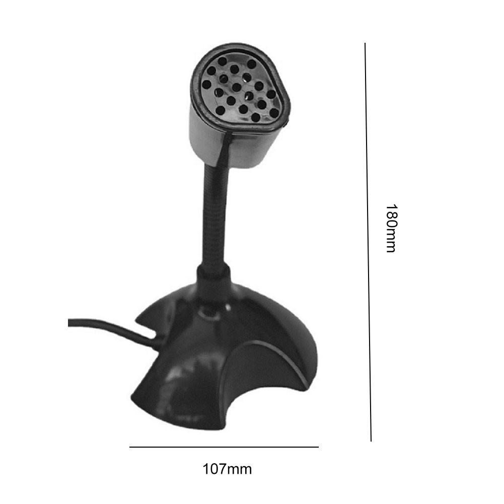 USB Microphone for Laptop Computer Singing Gaming Streaming Stand Mic ...