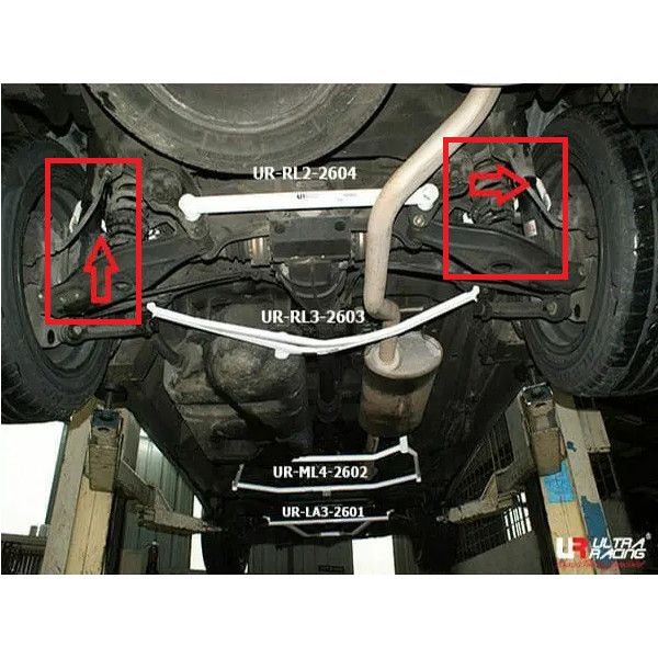 Ssangyong Stavic SV2701ST GEN 2.7D 19mm Ultra Racing Rear Anti-roll Bar ...