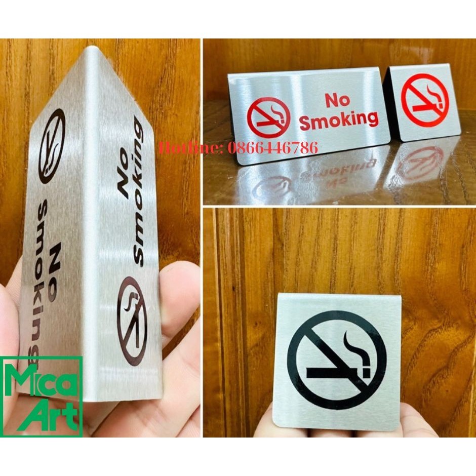 [ 2-sided tabletop type ] No Smoking sign, No Smoking table sign, No ...