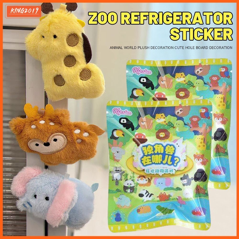 Plush Fridge Magnet Cute Design Popular Exquisite Craftsmanship Zoo ...