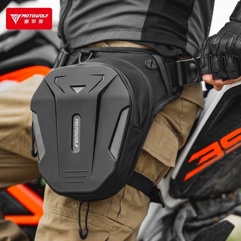 WZ1L MOTOWOLF Men Motorcycle Bag EVA Hard Shell Motorbike Leg Side Bag ...