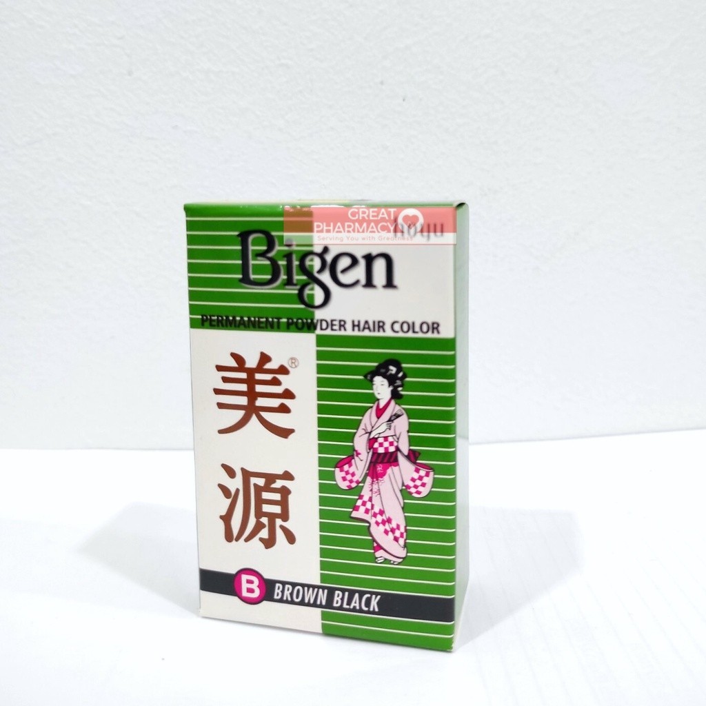 Bigen Permanent Powder Hair Color (Brown Black) | Shopee Malaysia