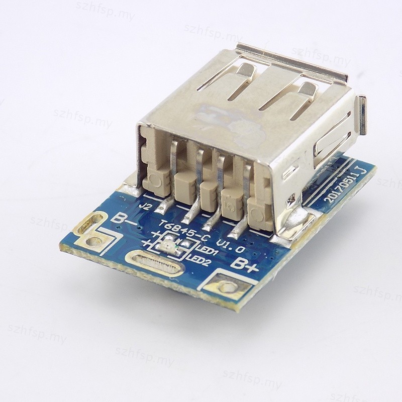 USB 134N3P 5V 1A Boost Step Up Power Module Li-Po Li-ion Lithium ...