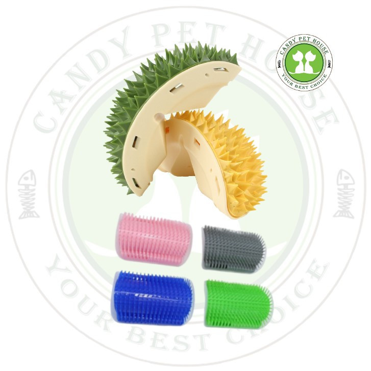 Self Groomer Brush with Catnip / Cat Comb - Durian / Catit (Random Pick ...