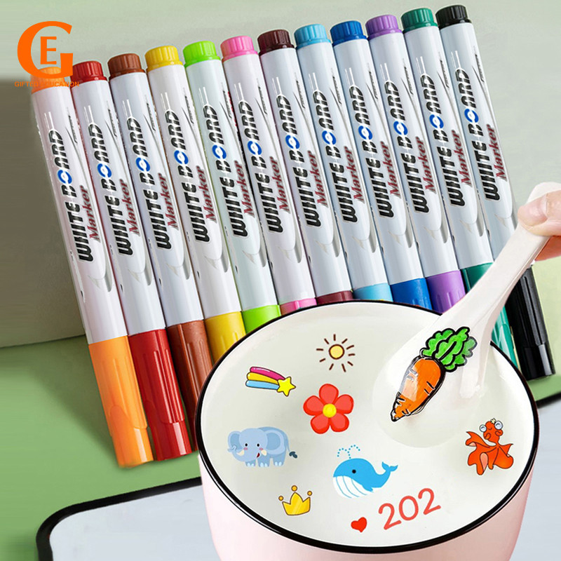 12 Colors Magical Water Painting Pen Floating Pattern on Water Kids ...