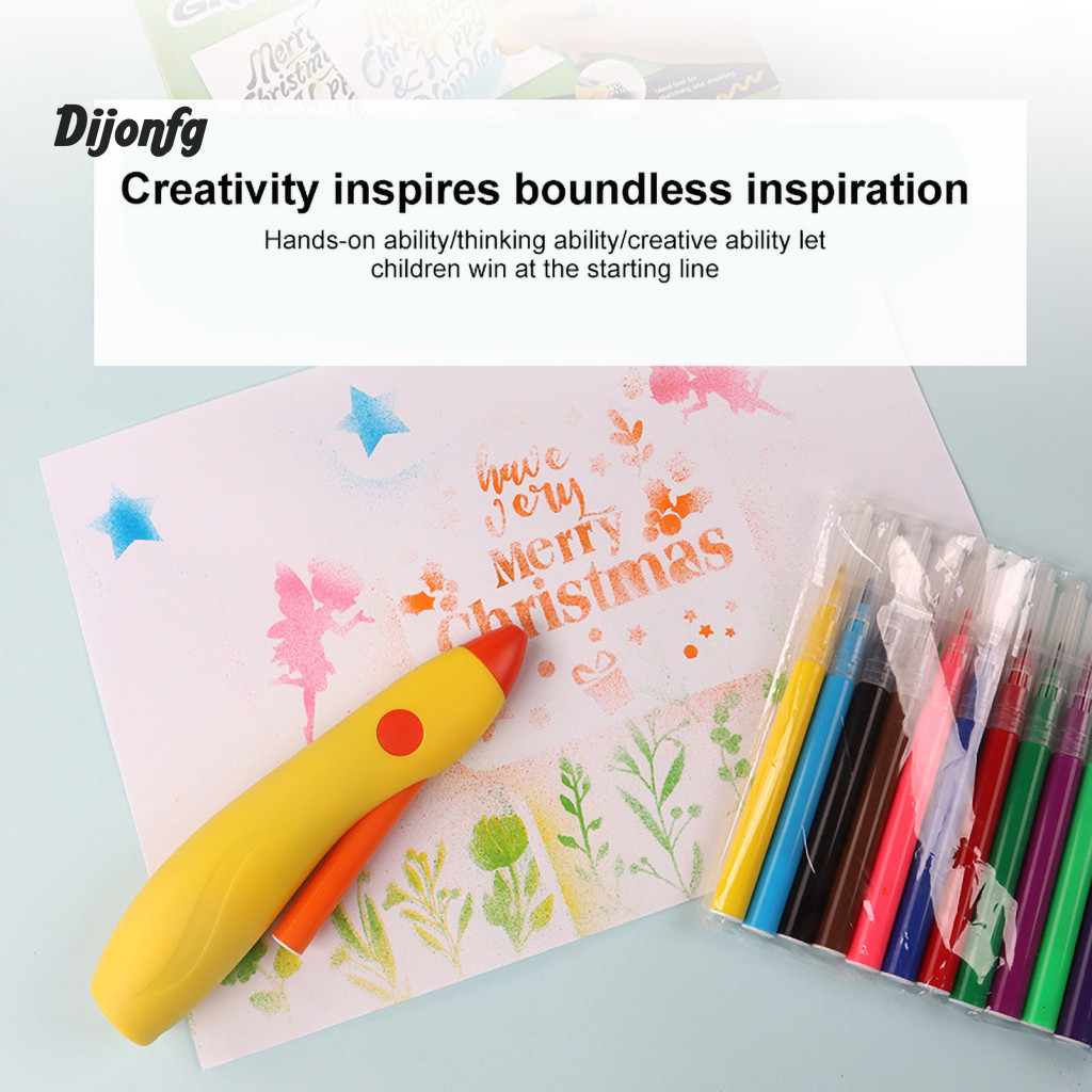 Electric Spray Pen Poster Painting Tool Usb Rechargeable Airbrush Set ...