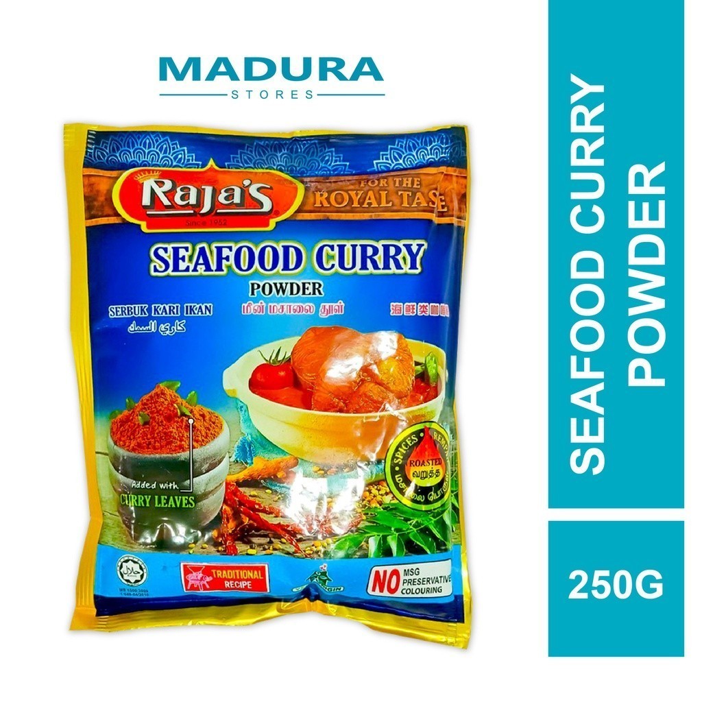 Raja's Seafood Curry Powder 250g | Shopee Malaysia